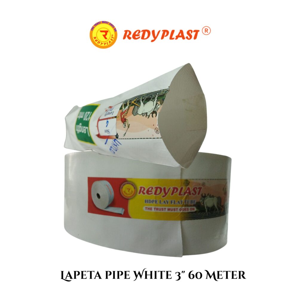 REDYPLAST® LAPETA PIPE White 3" (60 Meter) - Redyplast